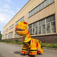China Innovative Animatronic Electric Ride On Dinosaur For Children And Adults 350W for sale