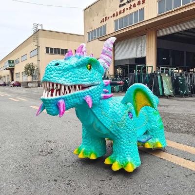 China Electric Dinosaur Ride for Kids with 350W Motor and 100kg Capacity for sale