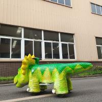 China Vibrant Colors Electric Ride On Dinosaur Children Animatronic Dinosaur Ride 350W for sale