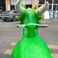 China Large Walking Electric Dinosaur Ride For Kids Remote Control 100kg Load for sale