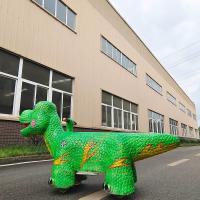 China Realistic Animatronic Movements Electric Ride On Dinosaur With Multiple Control Modes for sale