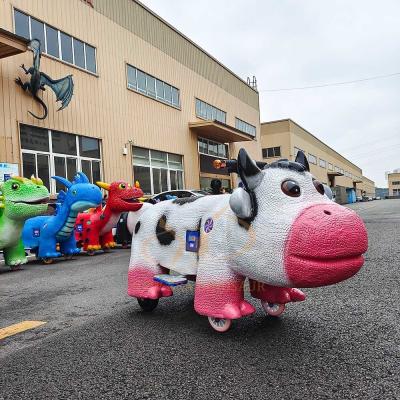 China Realistic Design Electric Animal Ride On Large Size For Playgrounds 100kg Load for sale