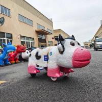 China Realistic Design Electric Animal Ride On Large Size For Playgrounds 100kg Load for sale