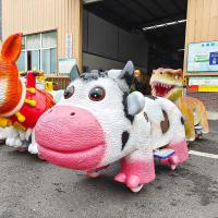 China Realistic Design Electric Animal Ride On Large Size For Playgrounds 100kg Load for sale