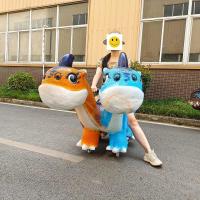 China Customizable Animatronic Walking Dinosaur Ride On For Amusement Parks 100kg Capacity for sale