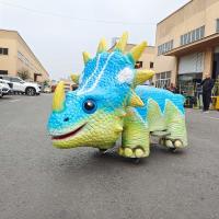 China Large Kiddie Electric Ride On Dinosaur 100kg Load Remote Control Electric Riding Animal for sale