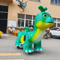 China Customization Electric Animatronic Dinosaur Ride Remote Control for Kids for sale