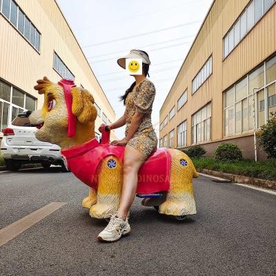 China Eye Catching Design Simulated Dino Animal Ride Car Battery Operated For Parks for sale
