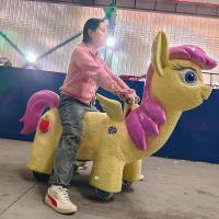 China Large Ride On Dinosaur Cartoon Character Electric Scooter 350W 100kg Load for sale