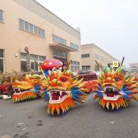 China Custom Chinese Dragon Electric Train for Theme Parks 350W 100kg Load for sale