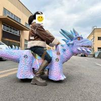 China Jurassic Park Electric Ride On Dinosaur 350W 100kg Load Lifelike Animatronic Dinosaur for sale