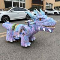 China Jurassic Park Electric Ride On Dinosaur 350W 100kg Load Lifelike Animatronic Dinosaur for sale