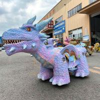 China Jurassic Park Electric Ride On Dinosaur 350W 100kg Load Lifelike Animatronic Dinosaur for sale