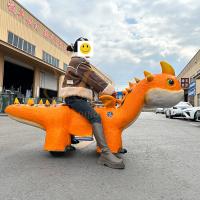 China 350W Lifelike Design Electric Dinosaur Scooter , Battery Powered Dinosaur Ride On for sale