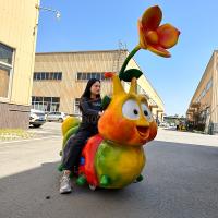 China Steel Frame Electric Dinosaur Ride On Large Size 250W Coin Operated For Amusement Park for sale