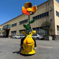 China Battery Powered Shopping Mall Animal Mechanical Dinosaur Electric Scooter For Kids for sale