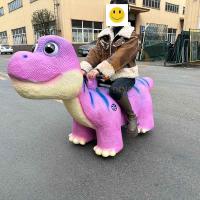 China Customizable Motorized Ride On Dinosaur For Amusement Parks 100kg Capacity for sale