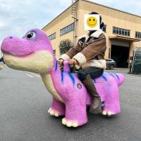China Customizable Motorized Ride On Dinosaur For Amusement Parks 100kg Capacity for sale