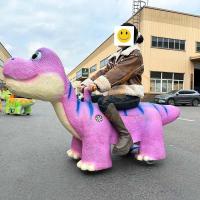 China Customizable Motorized Ride On Dinosaur For Amusement Parks 100kg Capacity for sale