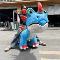 China 100kg Load 350W Animatronic Walking Dinosaur Ride Electric Scooter For Kids for sale