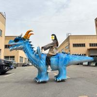 China Shopping Mall Animatronic Electric Dinosaur Scooter Ride on Dinosaur for Kids for sale