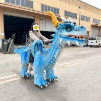 China Shopping Mall Animatronic Electric Dinosaur Scooter Ride on Dinosaur for Kids for sale