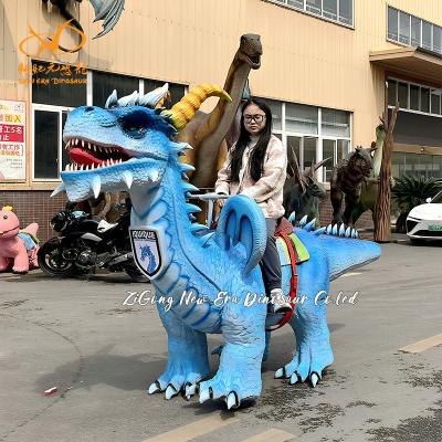 China Custom Color Large Electric Ride On Dinosaur Animatronic Dinosaur Ride for Theme Parks for sale