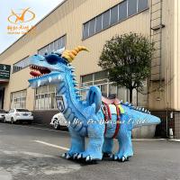 China Custom Color Large Electric Ride On Dinosaur Animatronic Dinosaur Ride for Theme Parks for sale