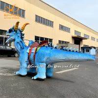 China Custom Color Large Electric Ride On Dinosaur Animatronic Dinosaur Ride for Theme Parks for sale