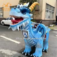China Custom Color Large Electric Ride On Dinosaur Animatronic Dinosaur Ride for Theme Parks for sale