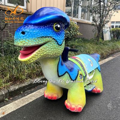 China Vibrant Colors Commercial Dinosaur Amusement Ride 100kg Capacity For Children for sale