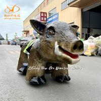 China Infrared Sensor Entertainment Electric Dinosaur Ride Scooter For Malls 100kg Capacity for sale