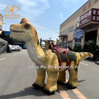 China Large Size Interactive Animatronic Dinosaur Ride For Amusement Parks 150kg Capacity for sale
