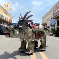 China Electric Animatronic Dinosaur Ride for Kids with Lights and Music for sale