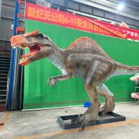 China Dino World Real Life Size Animatronic Spinosaurus Dinosaur Model For Theme Park for sale