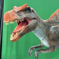 China Dino World Real Life Size Animatronic Spinosaurus Dinosaur Model For Theme Park for sale