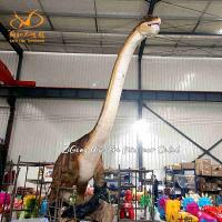 China Lifelike Real Animatronic Dinosaur Model Long Neck Brachiosaurus Dinosaur for Mall for sale