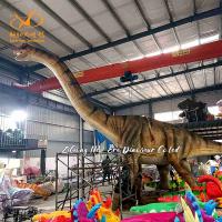 China Lifelike Real Animatronic Dinosaur Model Long Neck Brachiosaurus Dinosaur for Mall for sale