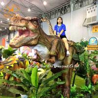 China 3-50m Lifelike Simulated T Rex Dinosaur For Museum And Child Amusement Park for sale