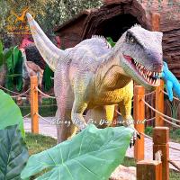 China Vivid Animatronic Dilophosaurus Dinosaur Model for Theme Parks for sale