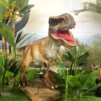 China Weatherproof Animatronic Realistic T Rex Dinosaur Model For Dino World Amusement Park for sale