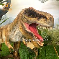 China Weatherproof Animatronic Realistic T Rex Dinosaur Model For Dino World Amusement Park for sale