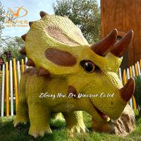 China Robotic Giant Animatronic Dinosaur Dino Park Styracosaurus Dinosaur Model Realistic Skin Texture for sale