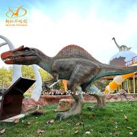 China Waterproof Dino World Animatronic Spinosaurus Dinosaur Elongated Neural Spine Structure for sale