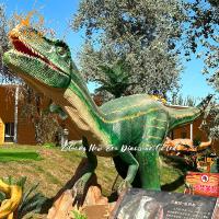 China Animatronic Velociraptor Dinosaur Model with Infrared Sensor Control for sale