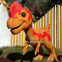 China Animatronic Velociraptor Dinosaur Model with Infrared Sensor Control for sale