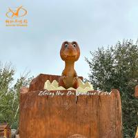 China Animatronic Velociraptor Dinosaur Model with Infrared Sensor Control for sale