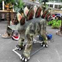 China Vivid Real Life Size Stegosaurus Dinosaur Model For Jurasic World And Theme Hotel for sale
