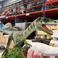 China Theme Park Realistic Dinosaur Animatronic Mechanical Model Weather Proof for sale
