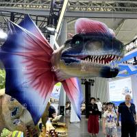 China Jurassic Park Life Sized Animatronic Dinosaur Model With Sounds And Movements for sale